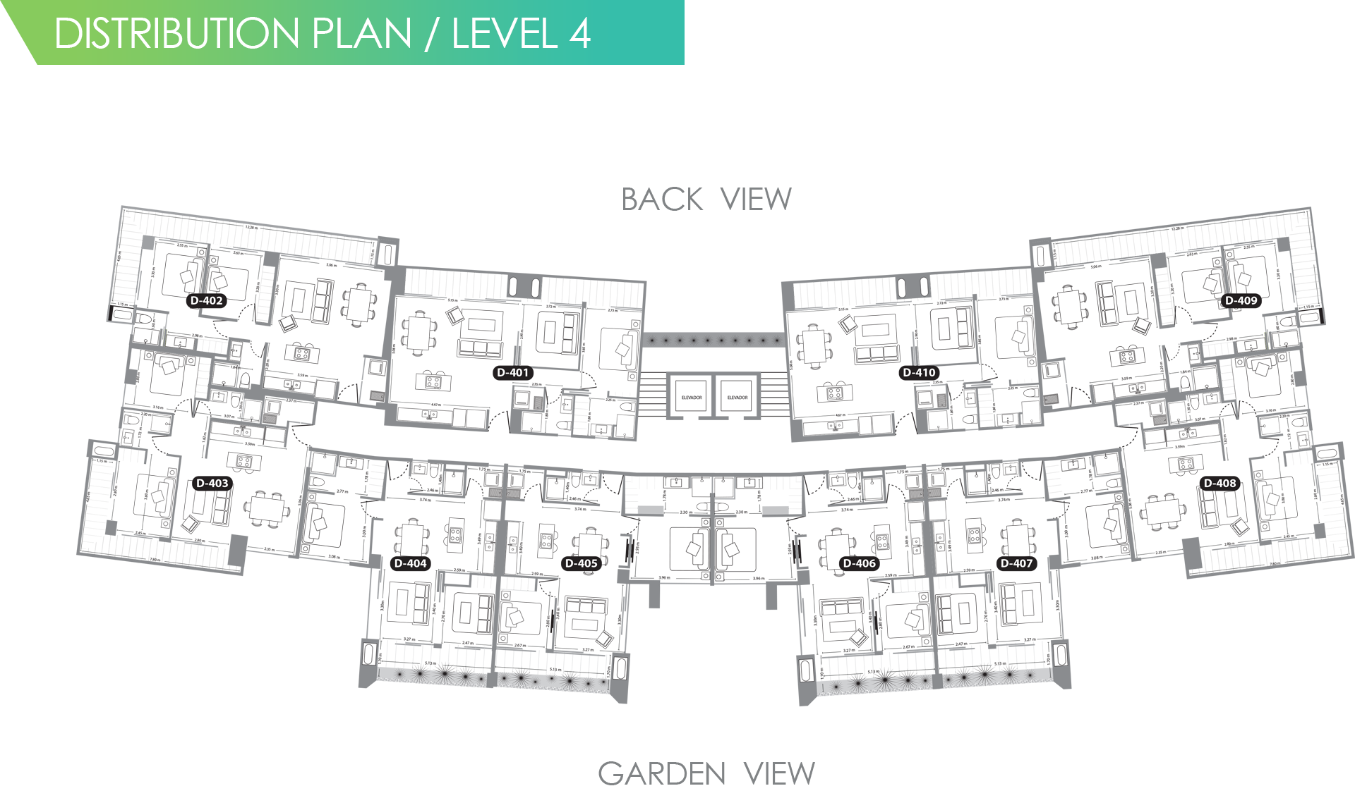 Condos TOWER D LEVEL 4 | Bambú Residencial Puerto Vallarta